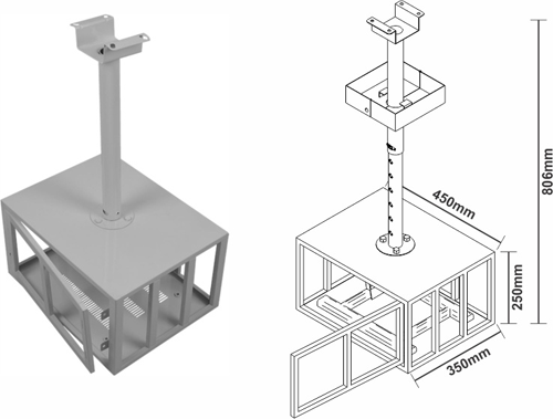 Projector Screens : Data Projector Ceiling Mounting Bracket (Lockable ...
