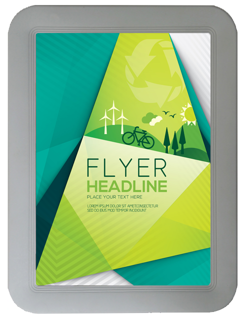 Flip Chart and White Boards : Poster Frame Plastic Slide-in A4